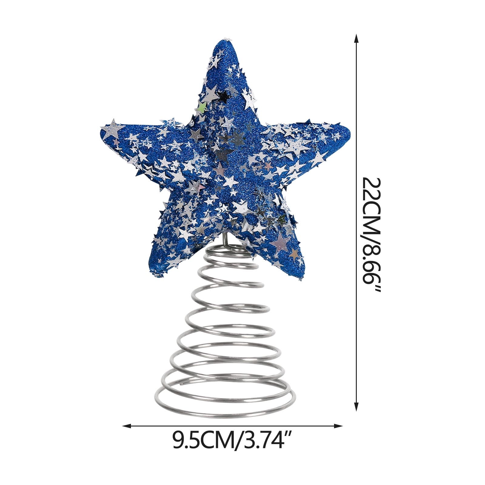 Beautynvta Patriotic Star Tree Topper, Independence Day Trees Memorial ...