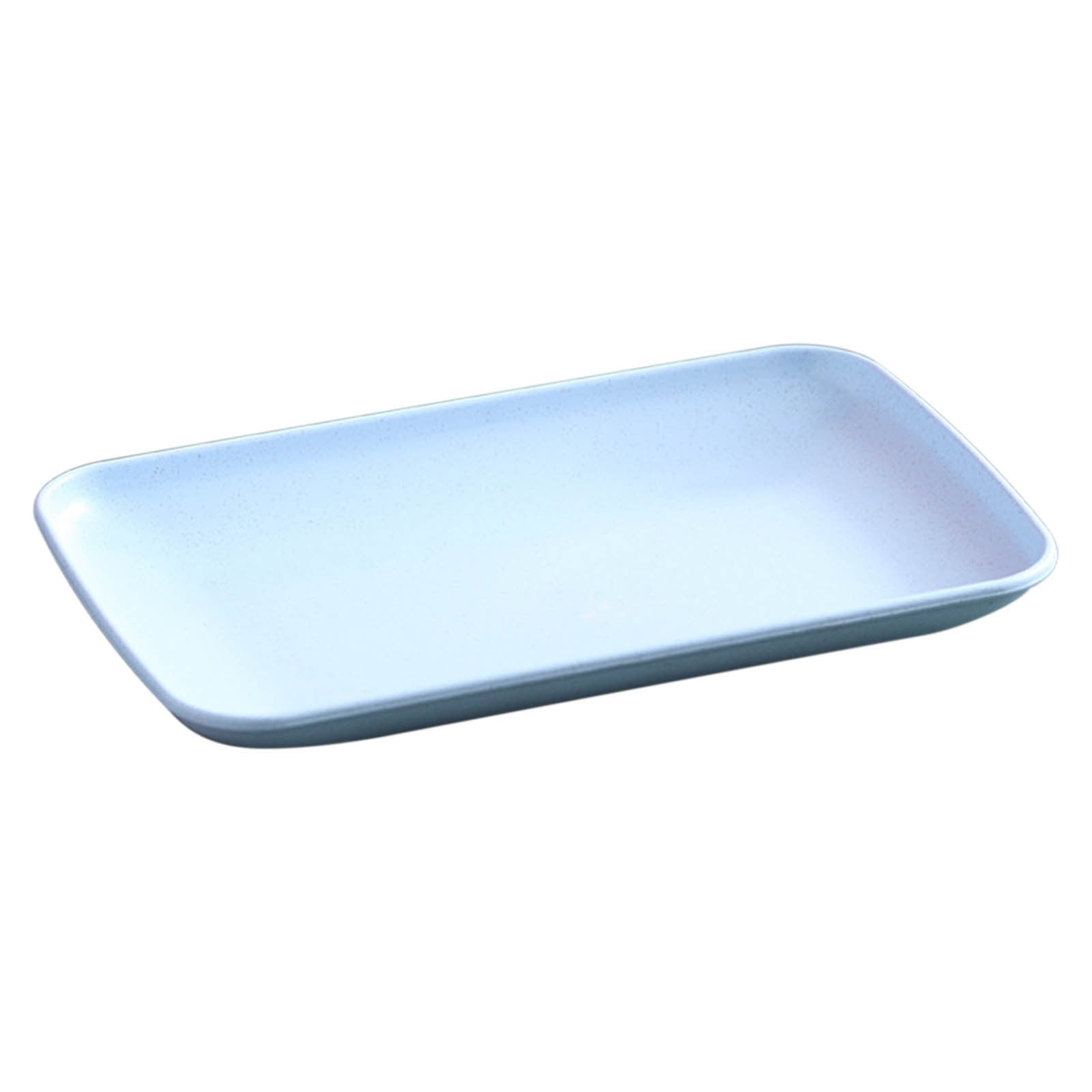 Beautynvta Rectangular Dinner Plates, Unbreakable Wheat Straw Plates ...