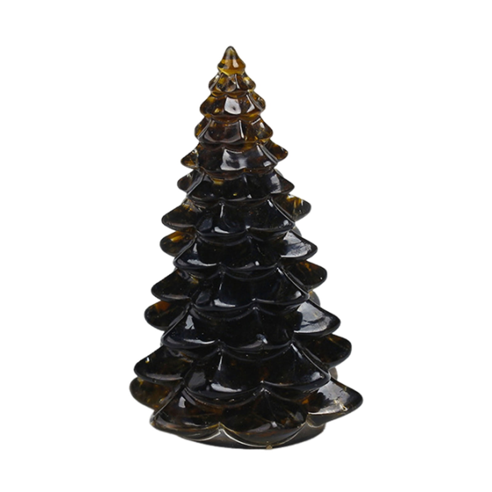 Beautynvta Resin Mini Christmas Tree Decor, Shatterproof Tabletop ...