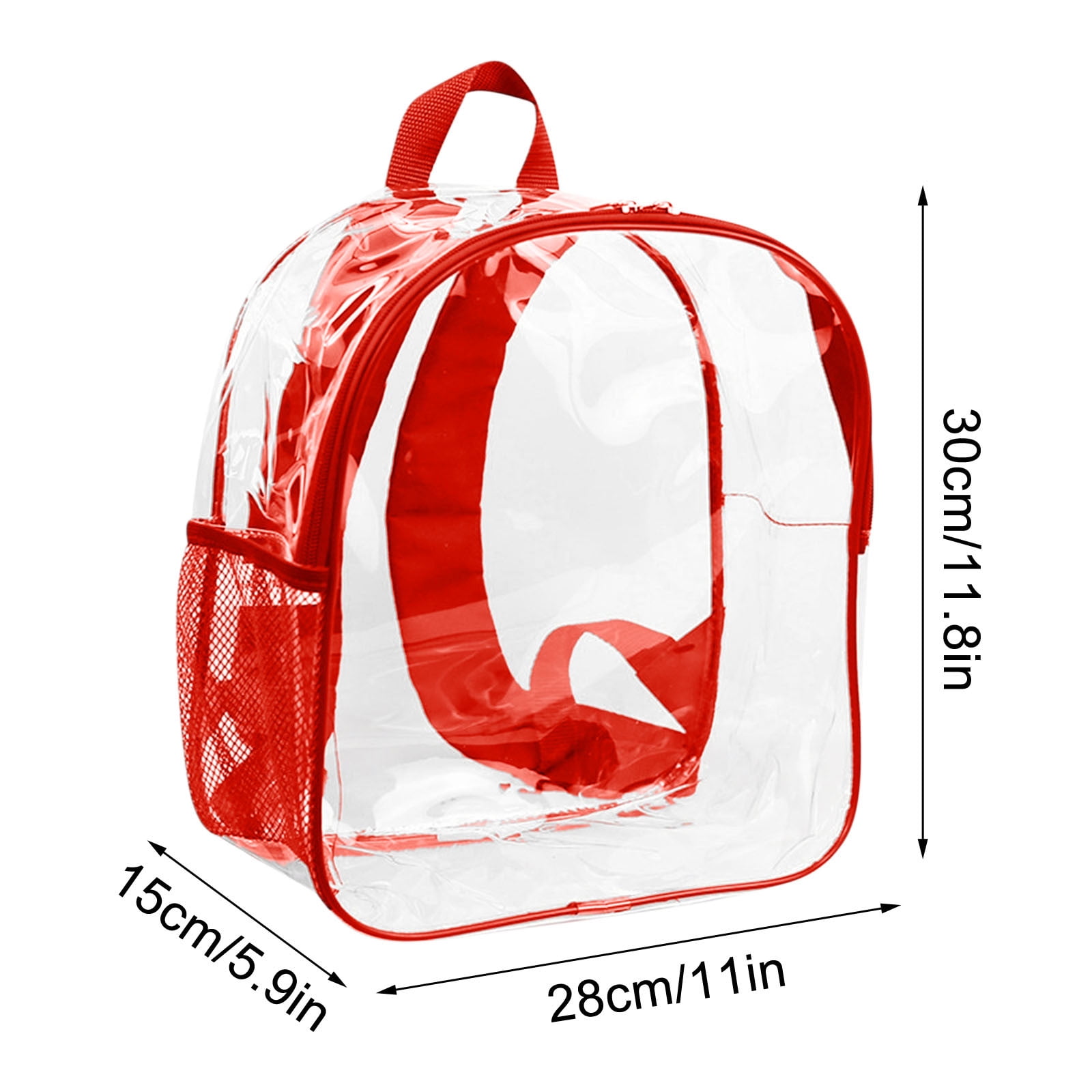 Beautynvta Small Clear Backpack for Stadium Events, Stadium Approved 12 ...
