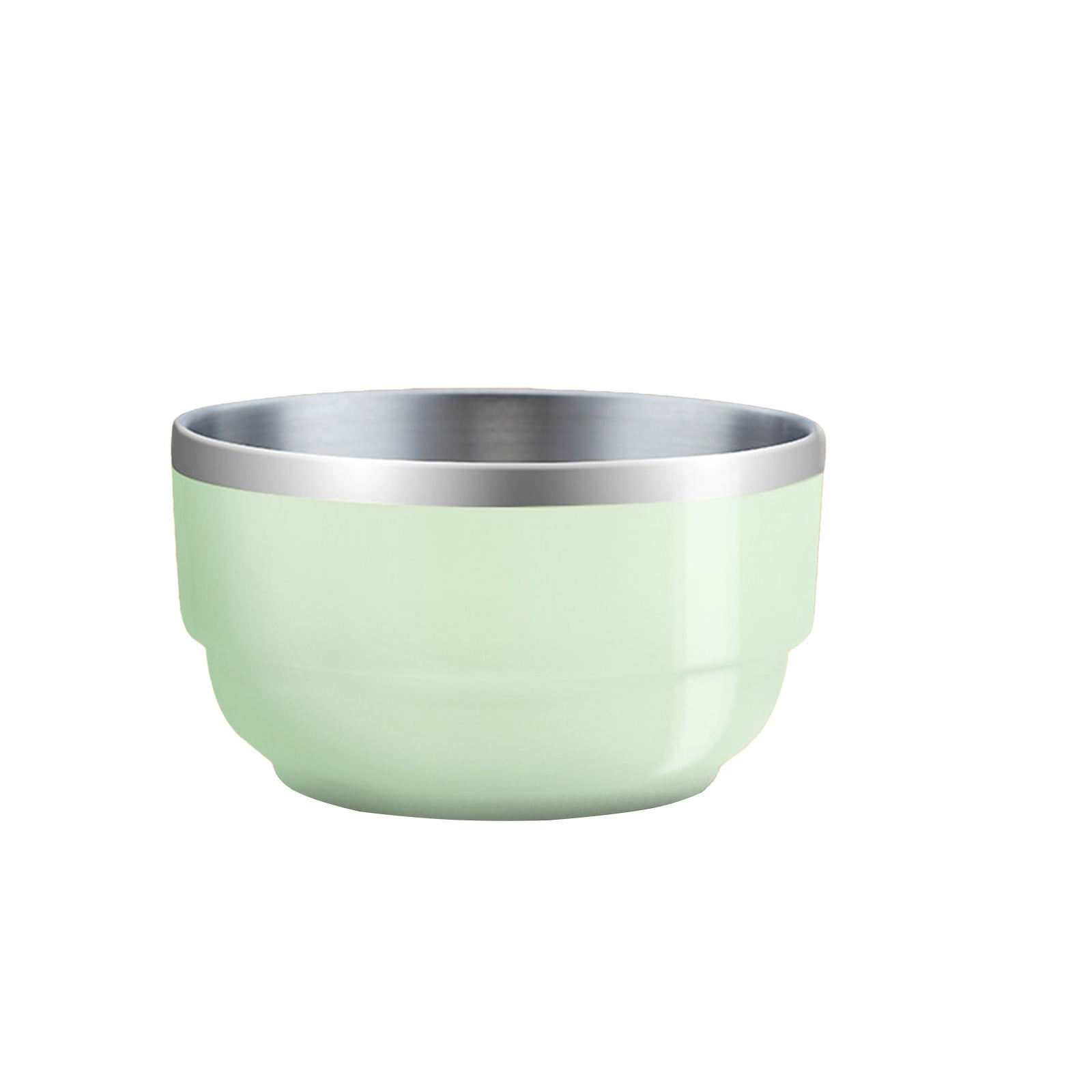 Beautynvta Small Stainless Steel Bowl, Double Layered Insulated Bowl ...