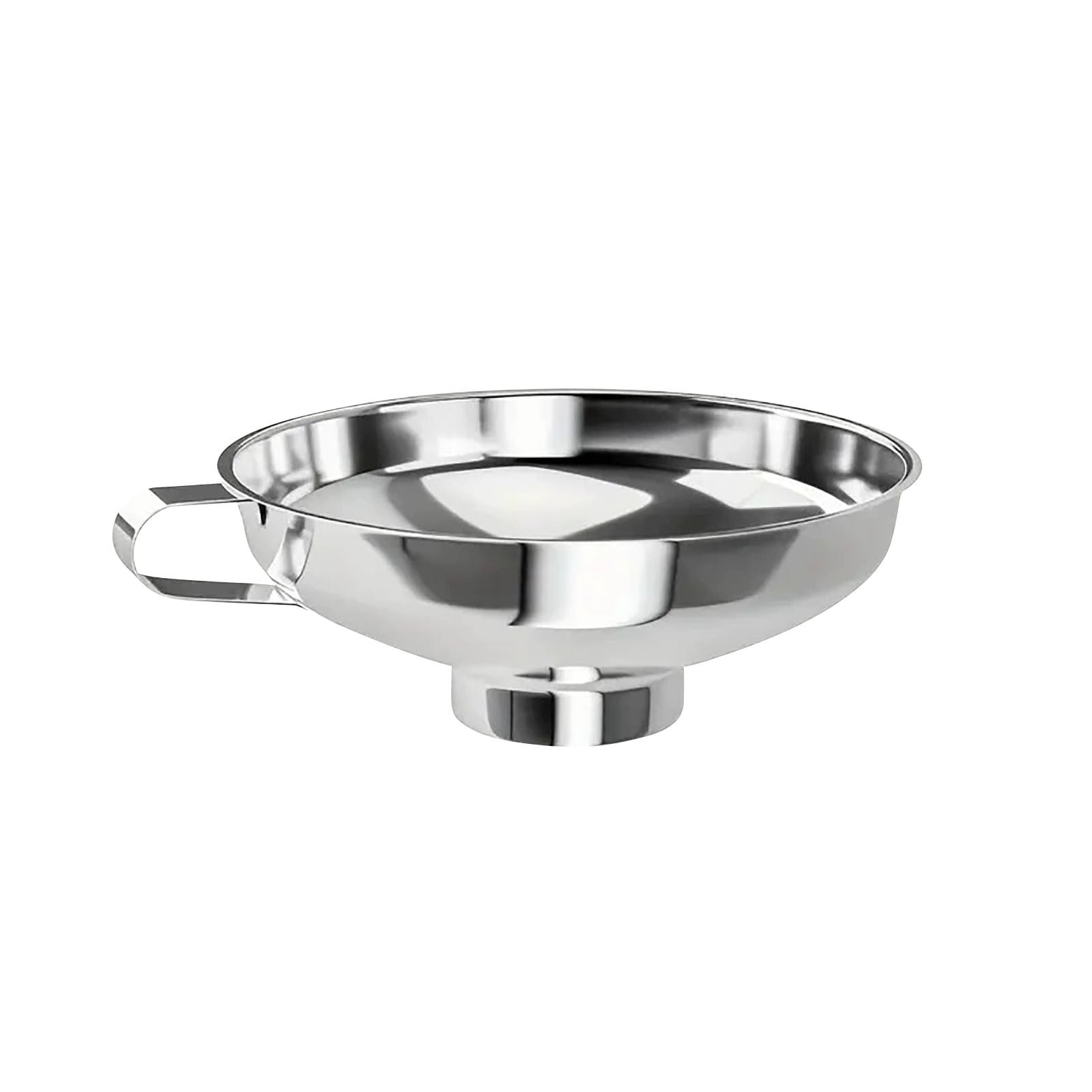 Beautynvta Stainless Steel Canning Funnel with Handle, Wide-Mouth ...