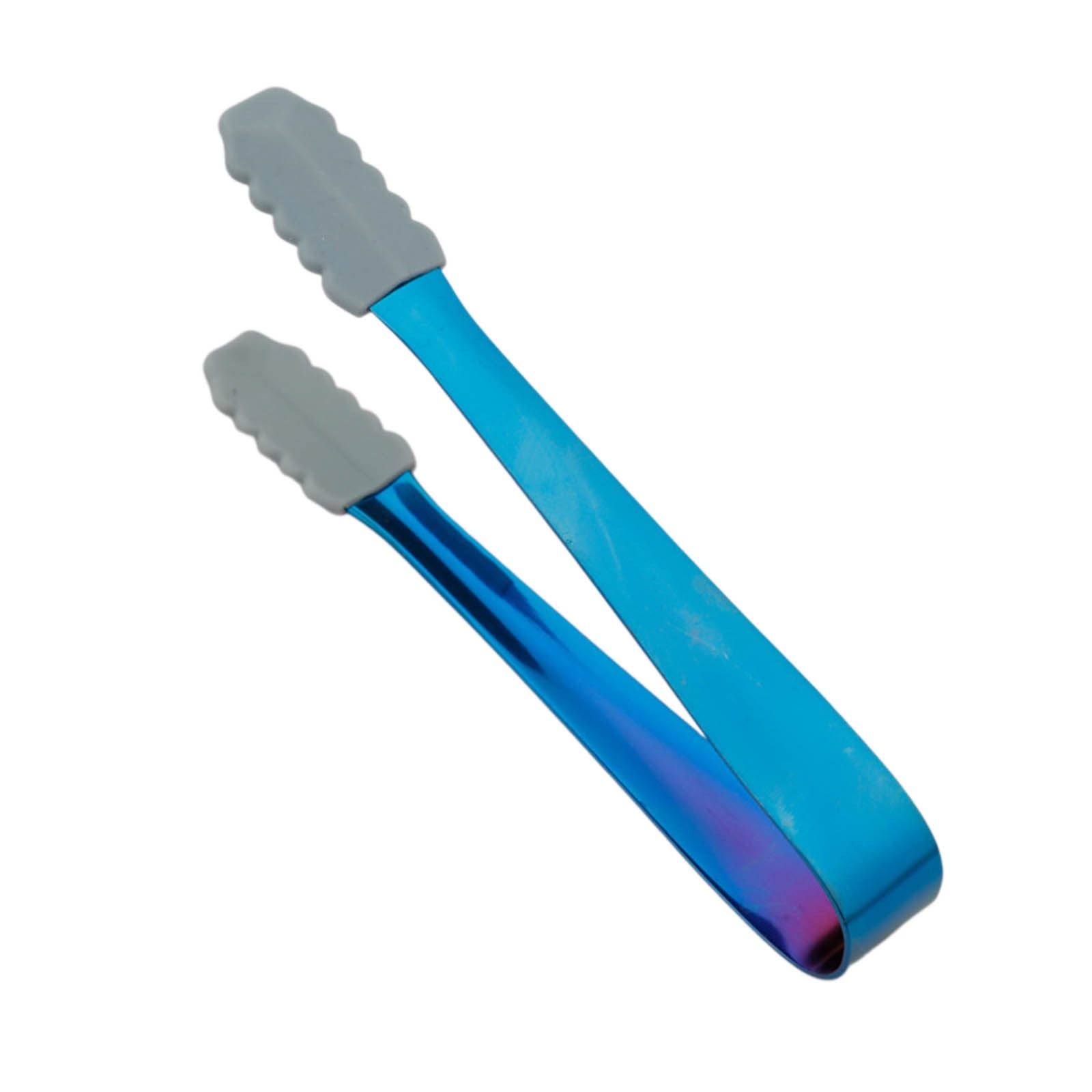 Beautynvta Stainless Steel Cocktail Tongs, Silicone Ice Tongs, Non-Slip ...