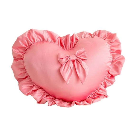 Beautynvta Valentine's Day Pillow Cover, Heart Shaped Throw Pillowcase ...