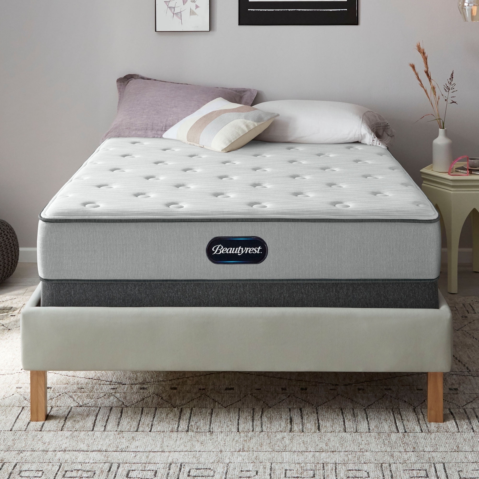 "Beautyrest BR800 Full Size 12"" Medium Innerspring Coil Mattress ...