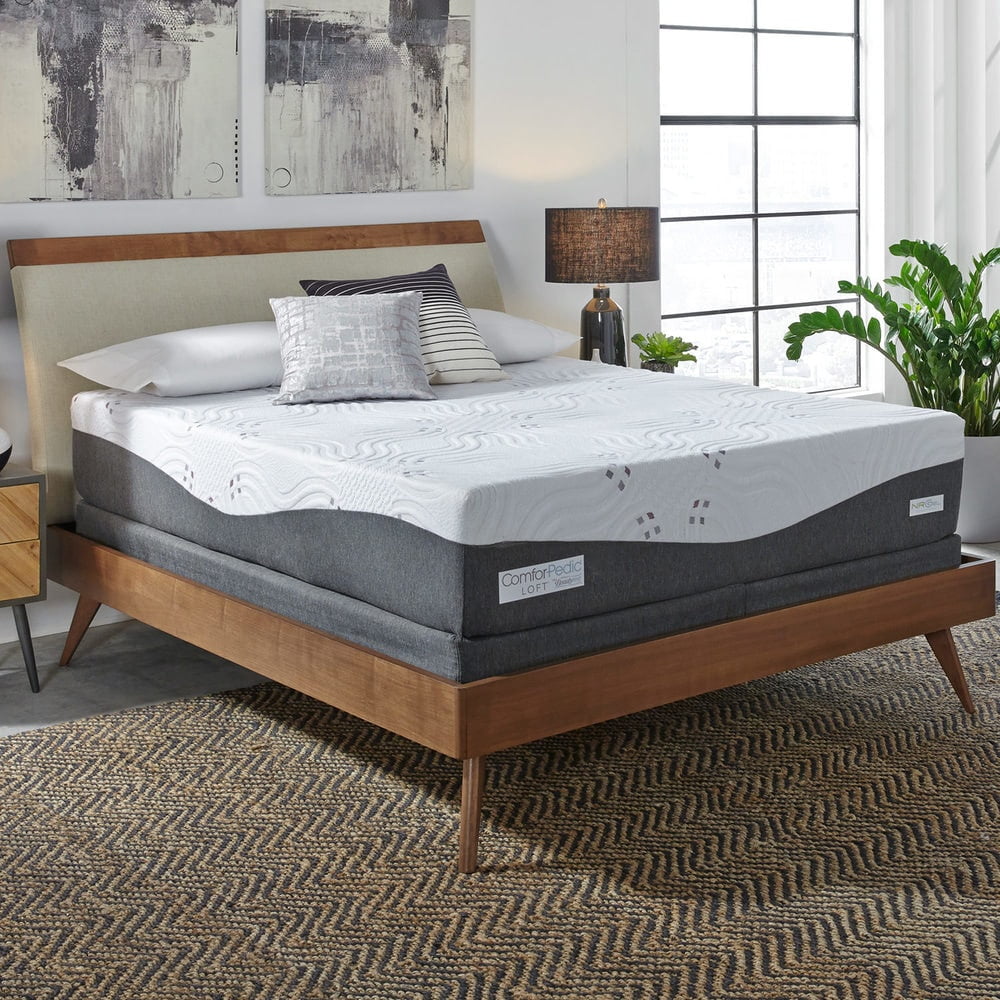 Beautyrest ComforPedic Loft from 14-inch Gel Memory Foam Mattress Set ...