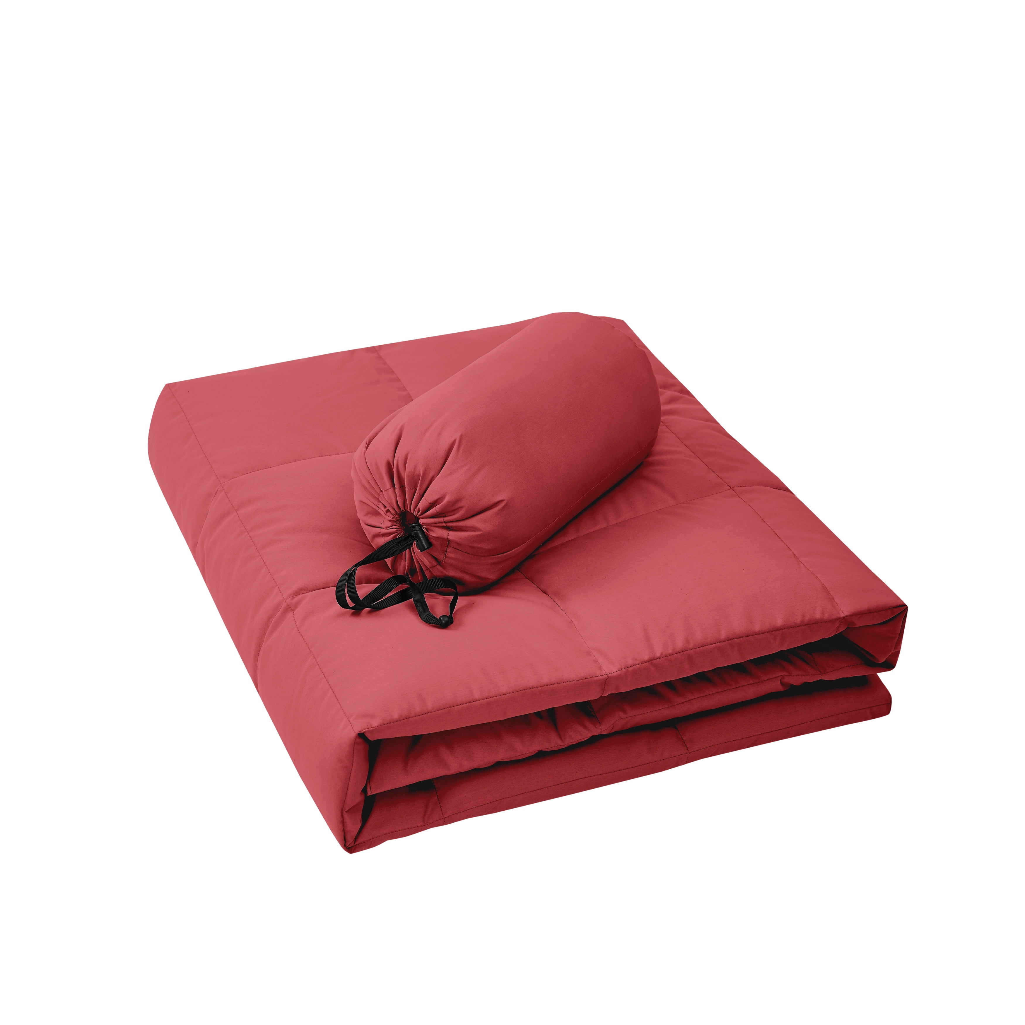 Beautyrest Packable Oversized Down Throw With Slumber Pouch Brick ...