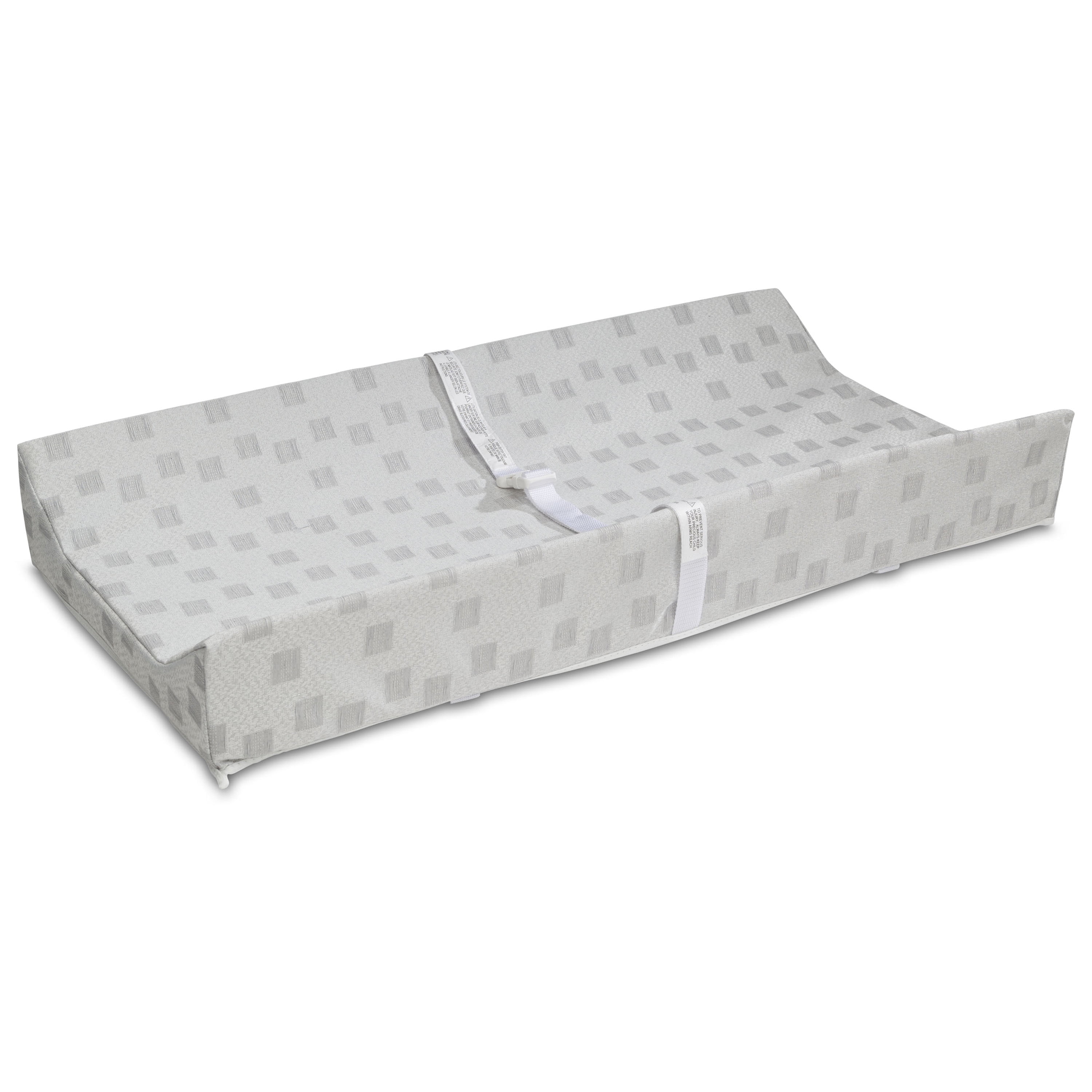 Beautyrest Platinum Waterproof Contoured Changing Pad, White/Grey ...