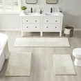 Beautyrest Plume Reversible Cotton Bathroom Rug, Ivory - 24x72 ...