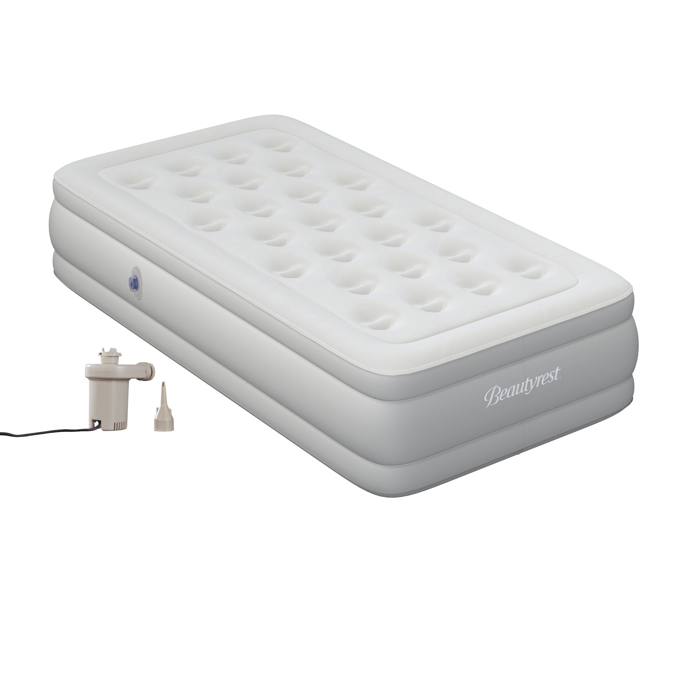 Beautyrest Sky Rise 14" Twin Air Mattress with External Pump ...