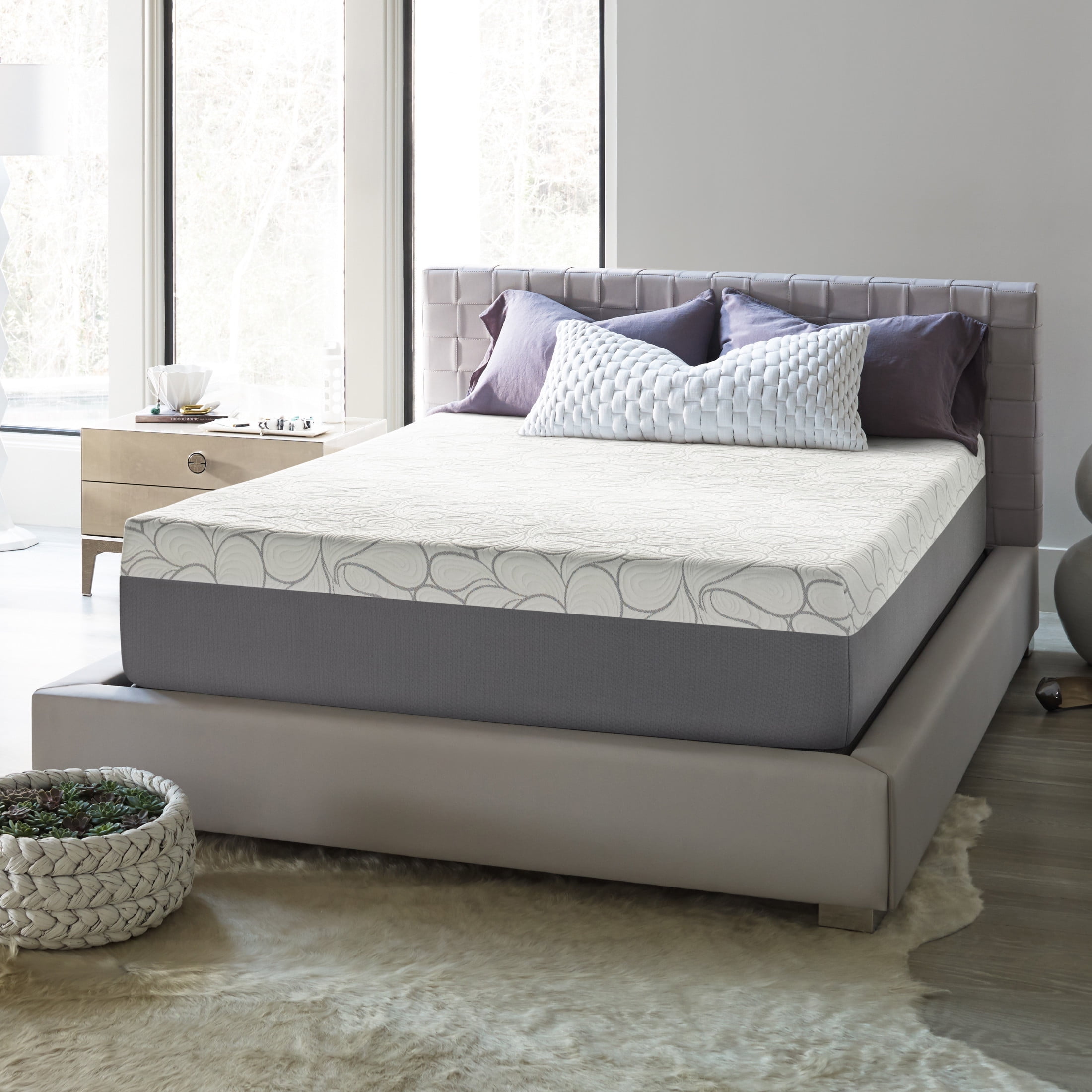 Beautyrest Surface Cool Firm 14" Foam MIB -Twin XL Mattress-in-a-Box ...