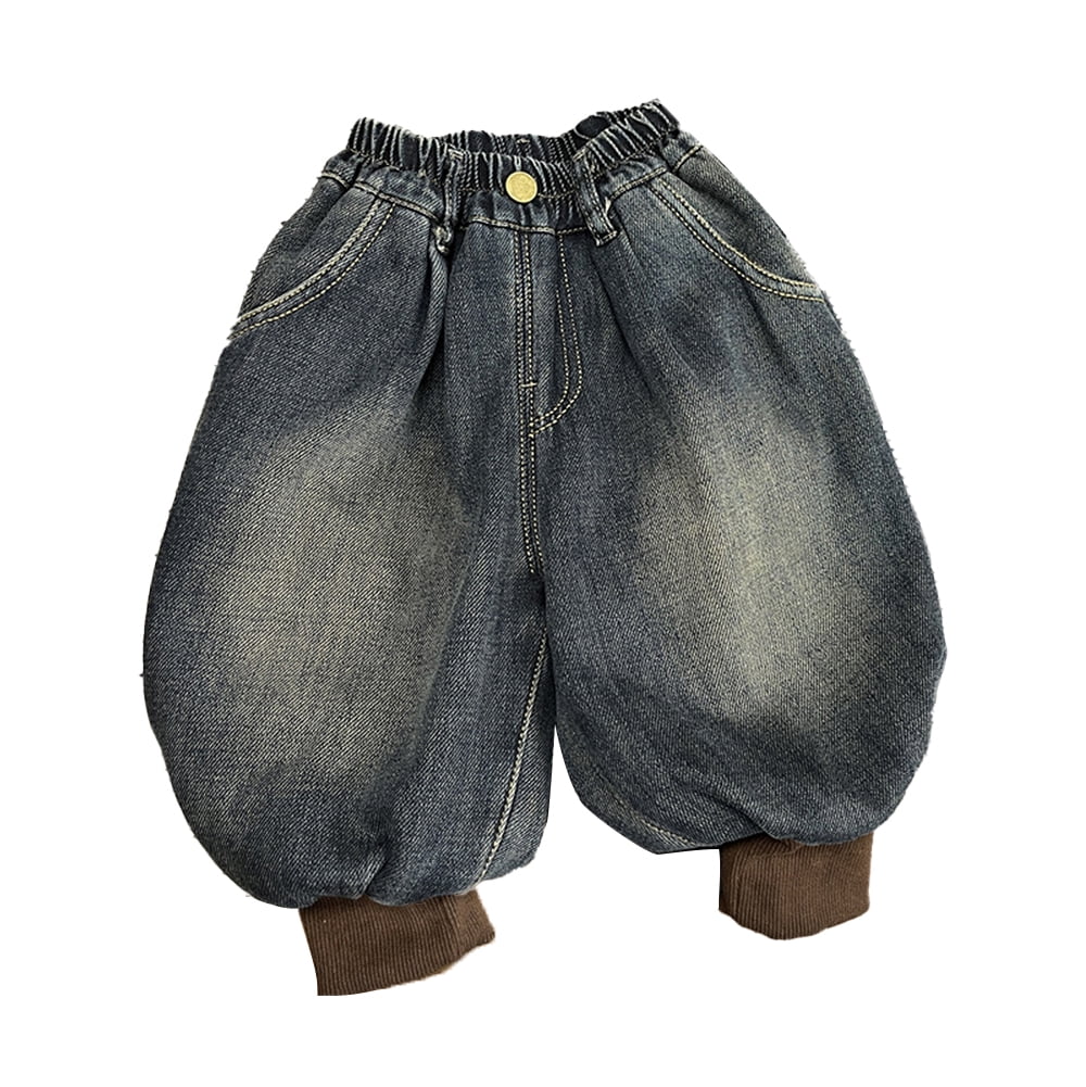 Beautyzll 1-7Y Toddler Baby Boys Winter Fall Jeans Pants Kids Long ...