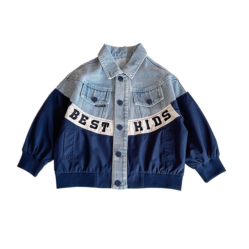 Beautyzll 2-10T Kids Toddler Boys Denim Jacket Outerwear Spring Fall ...