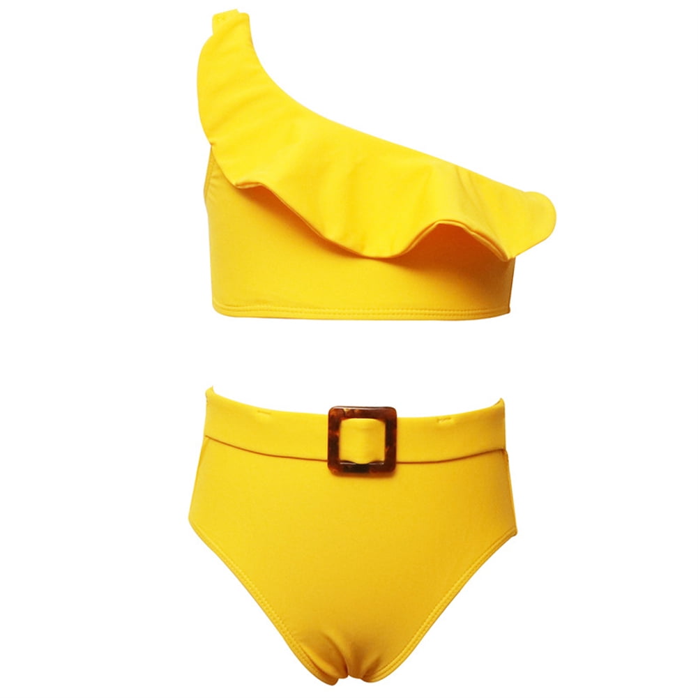 Beautyzll 2-12T Girls Sleeveless Bathing Suit for Kids Baby Toddler 2 ...