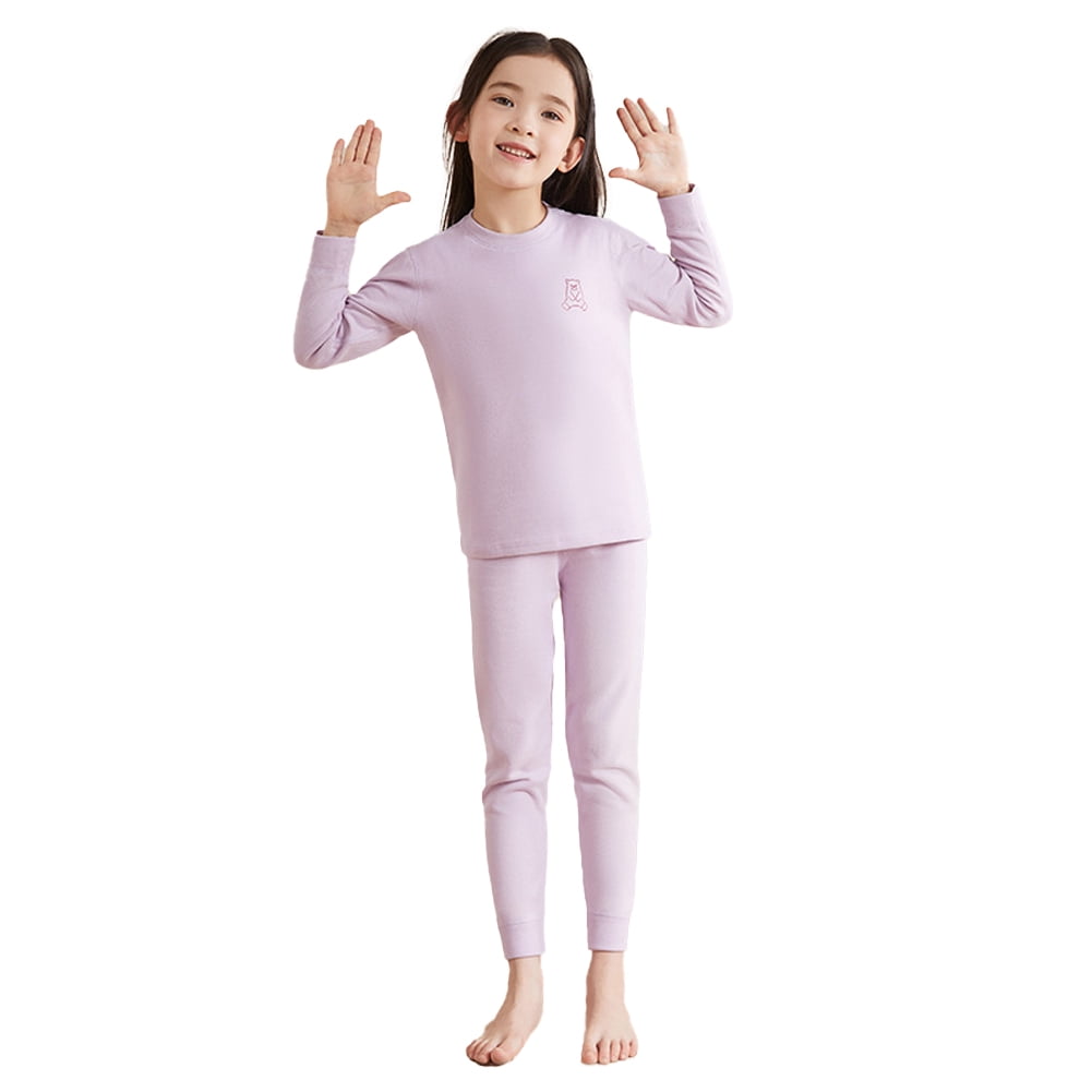 Beautyzll 2-14T Kids Toddler Boys Girls Thermal Underwear Set Baby ...
