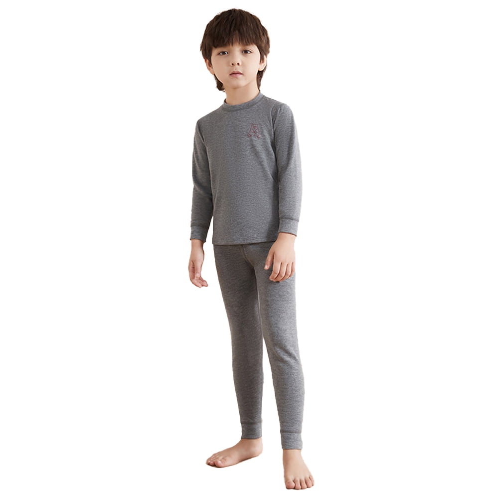 Beautyzll 2-14T Kids Toddler Boys Girls Thermal Underwear Set Baby ...