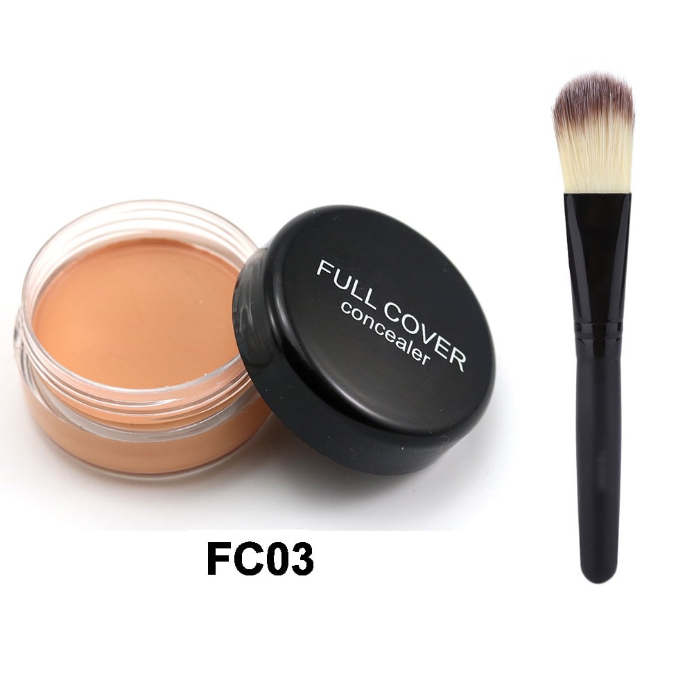 Beautyzll 5 Single Colors Concealer with Foundation Brushes Long ...