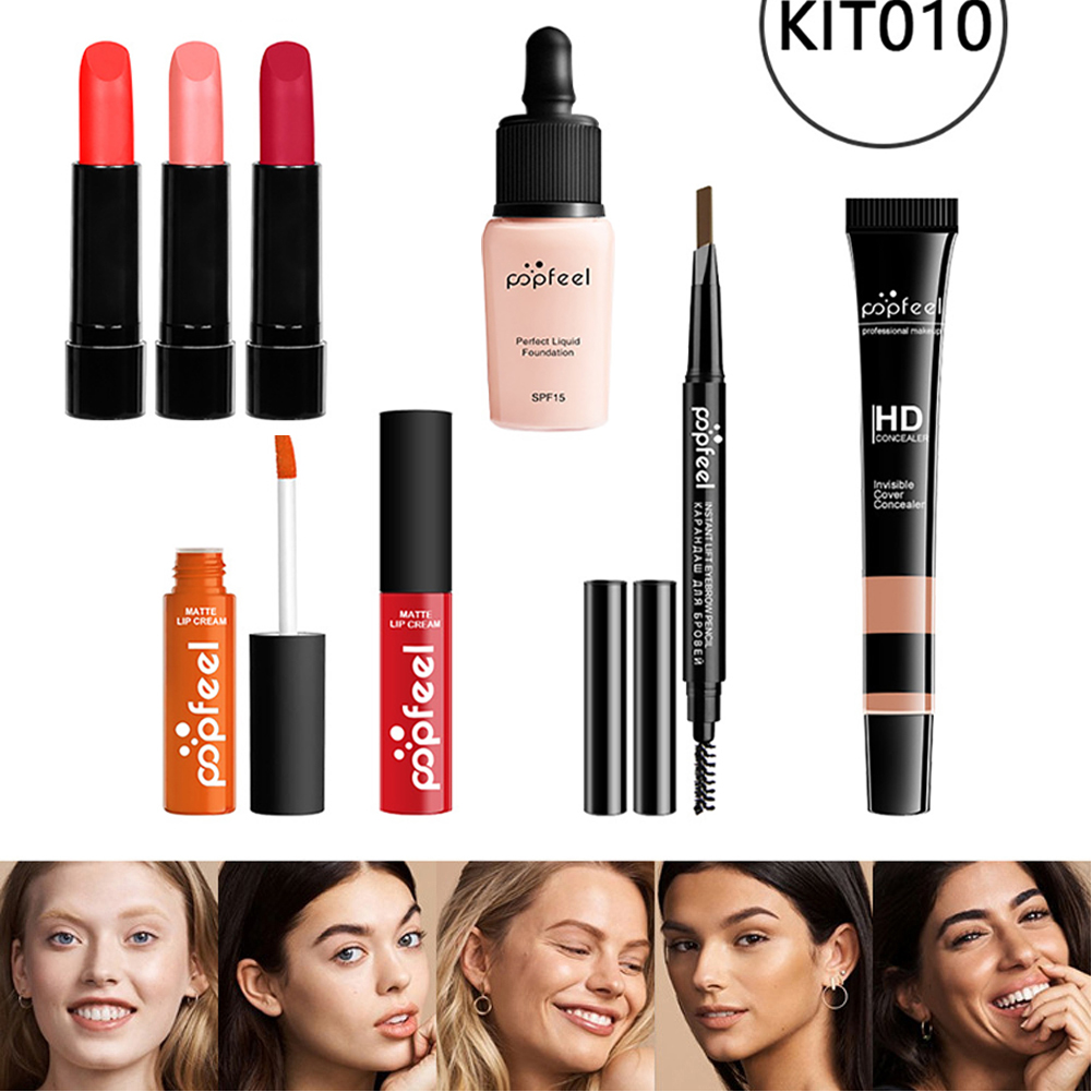 Beautyzll 8PCS Makeup Kit Toys Set for Girls Beginner Makeup Set All in ...