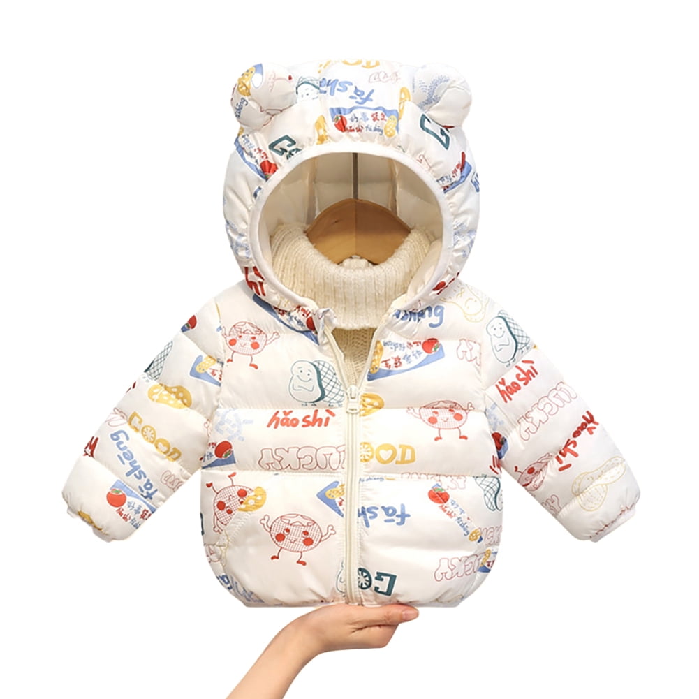 Beautyzll Baby Boys Girls Winter Jacket Outwear Toddler Hooded Puffer ...