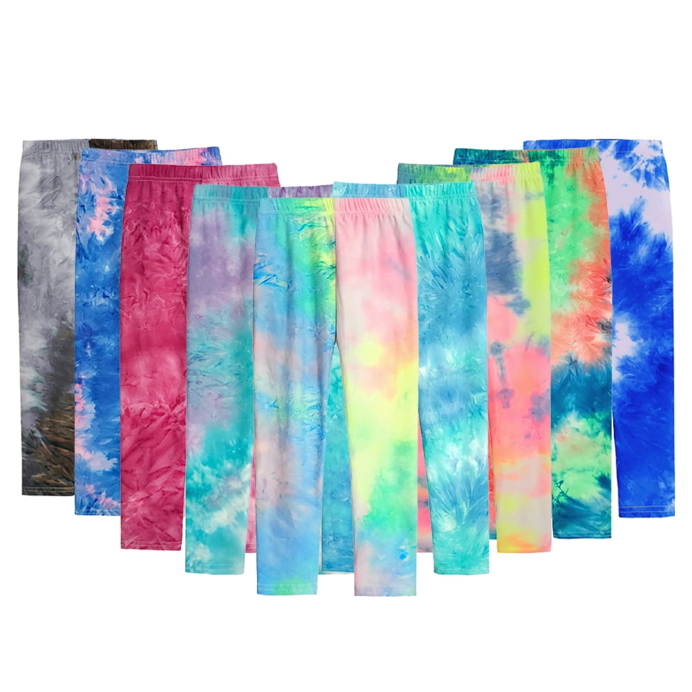 Beautyzll Baby Girls Stretch Legging Pants Kids Printing Footless ...