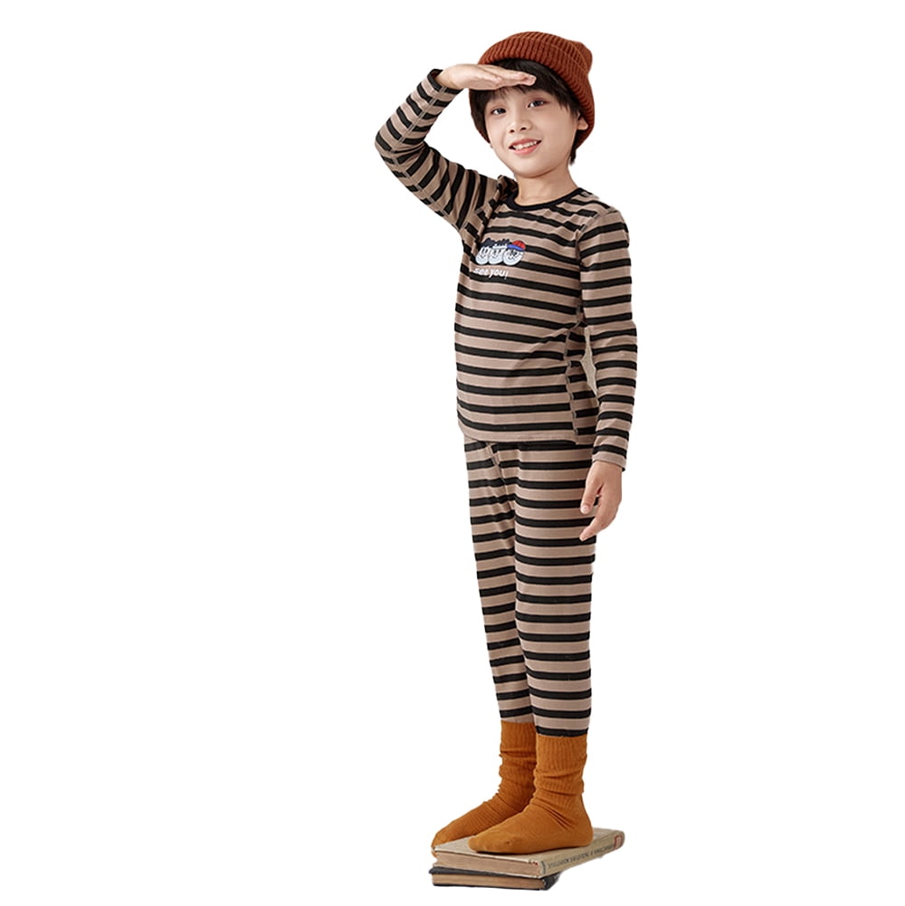 Beautyzll Baby Kids Boys Girls Thick Thermal Underwear Toddler Infant ...