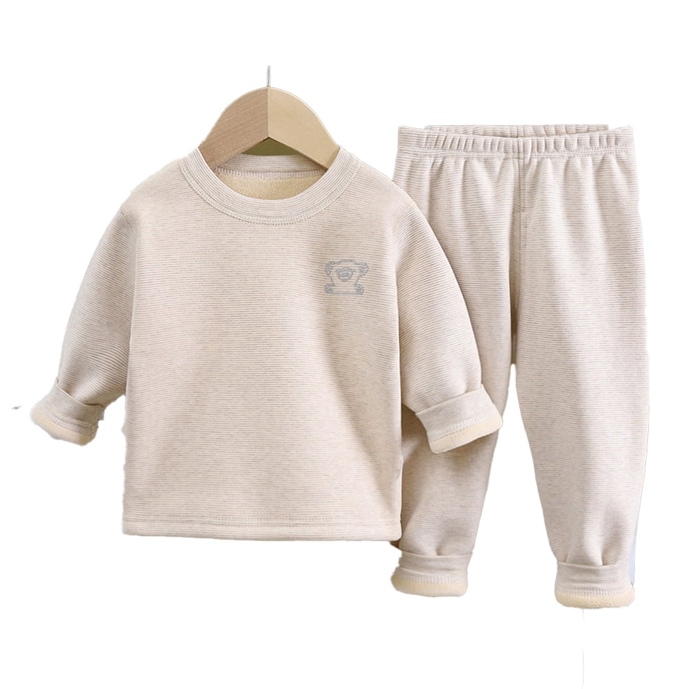 Beautyzll Baby Kids Boys Girls Thick Thermal Underwear Toddler Infant ...
