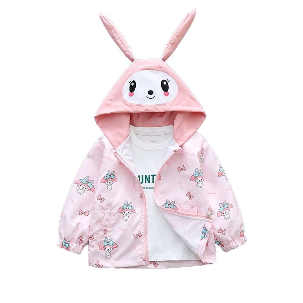 Beautyzll Baby Toddler Girls Hoodies Coat Jacket for 1-7Y Kids Long ...