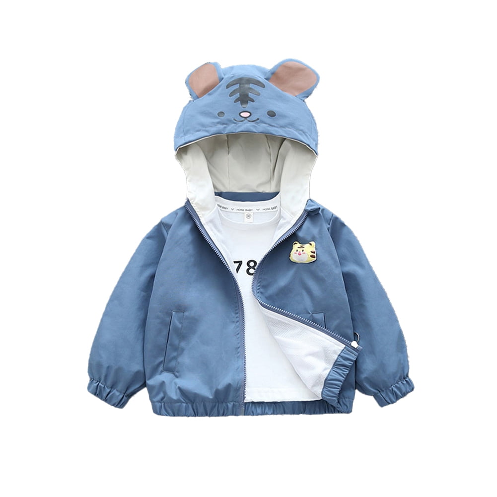 Beautyzll Kids Boys Spring Cartoon Jacket Outwear Baby Toddler Girls Autumn Zipper Hoodies Coat ...