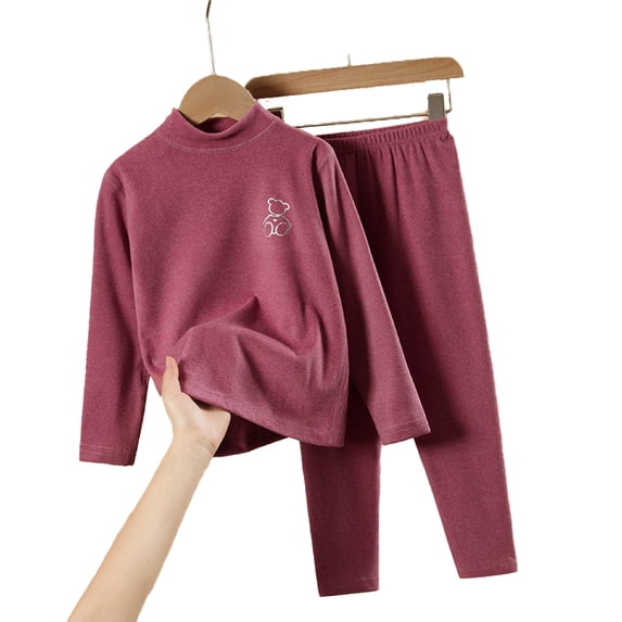 Beautyzll Kids Girls Thermal Underwear Set Baby Toddler Boys Ultra Soft ...