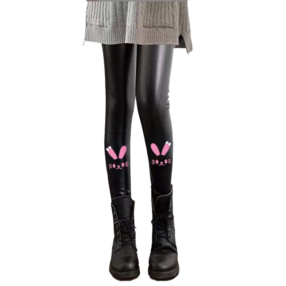 Beautyzll Kids Girls Winter Warm Leggings Pants for 1-15T Baby Toddle ...