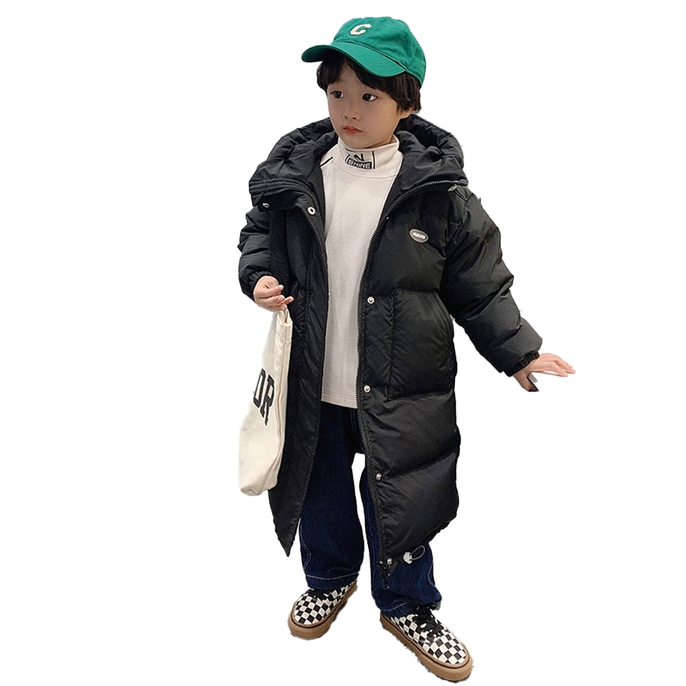 Beautyzll Kids Toddler Boys Girls Winter Down Outerwear Coat Long ...