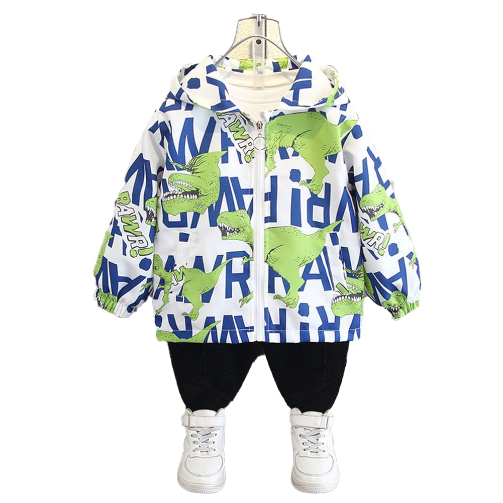 Beautyzll Kids Toddler Boys Hoodies Coat Jacket for 2-13Y Long Sleeve ...