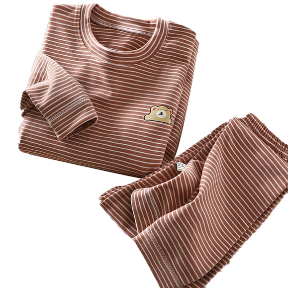 Beautyzll Kids Toddler Girls Thermal Underwear Set Baby Boys Ultra Soft ...