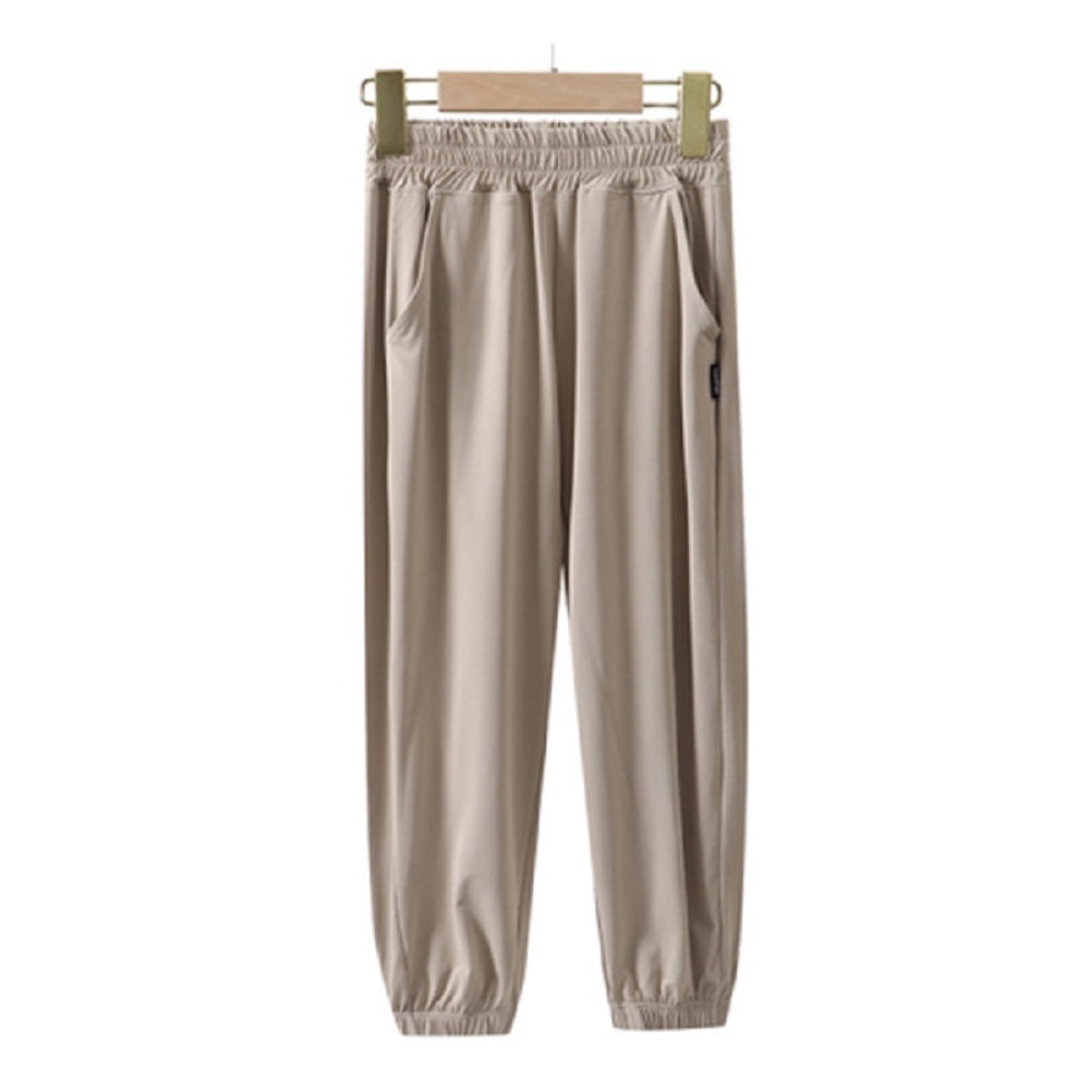 Beautyzll Kids Toddler Ice Silk Pants for Boys Girls,5-13Y Unisex ...