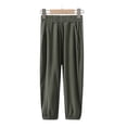 Beautyzll Kids Toddler Ice Silk Pants for Boys Girls,5-13Y Unisex ...
