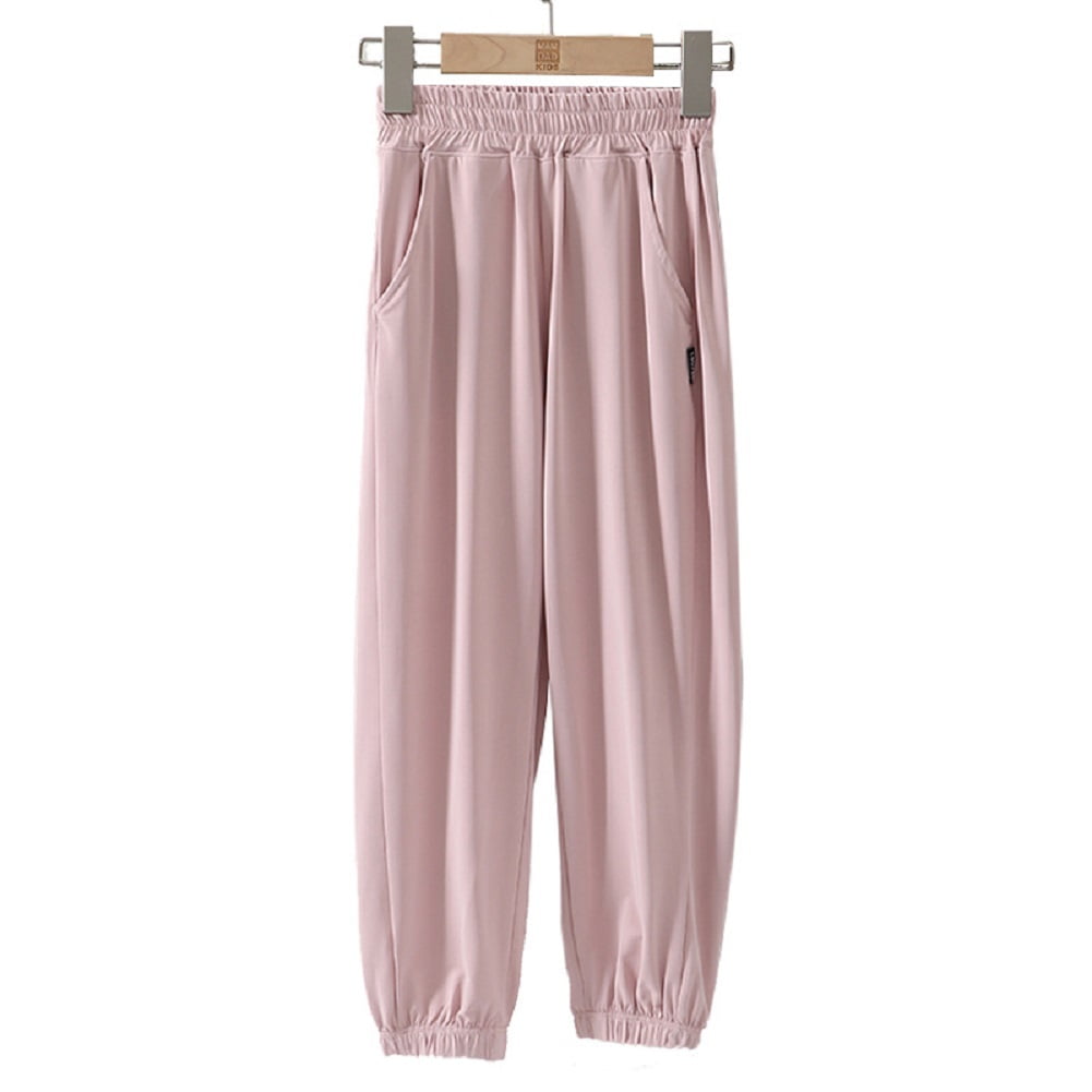 Beautyzll Kids Toddler Ice Silk Pants for Boys Girls,5-13Y Unisex ...