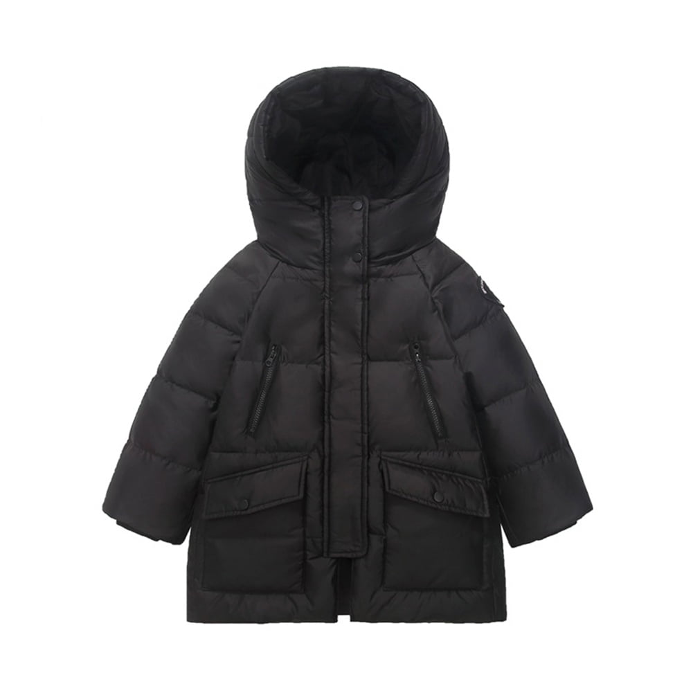 Beautyzll Kids Winter Puffer Warm Jackets with Hooded Fleece Lined Coat ...