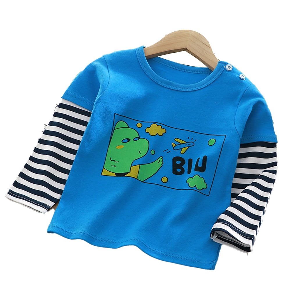 Beautyzll Toddler Baby Boys Girls Long Sleeve Shirt Sweatsgirt 1-7T ...