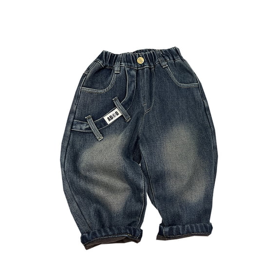 Beautyzll Toddler Baby Boys Winter Fall Jeans Pants Kids Long Denim ...