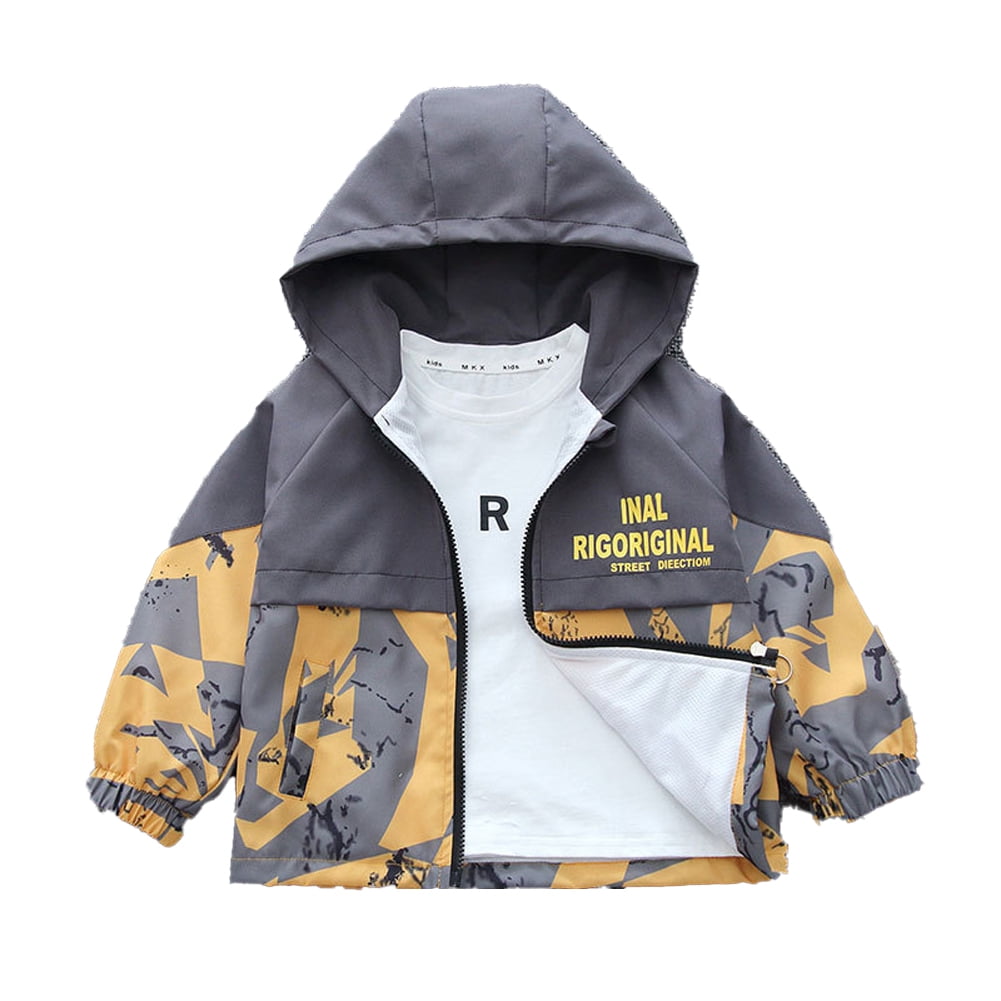 Beautyzll Toddler Baby Boys Zipper Jacket Outwear Kids Spring Autumn ...