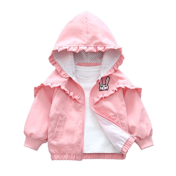 Beautyzll Toddler Baby Girls Zipper Jacket Outwear Kids Spring Autumn ...
