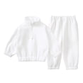 Beautyzll Toddler Boys Active Sweatsuit 1 Set Infant Fleece Zip Hoodie ...
