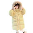 Beautyzll Toddler Boys Girls Winter Down Outerwear Coat Kids Long ...