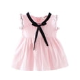 Beautyzll Toddler Girls Casual Dresses Baby Sleeveless Onesies Dress ...