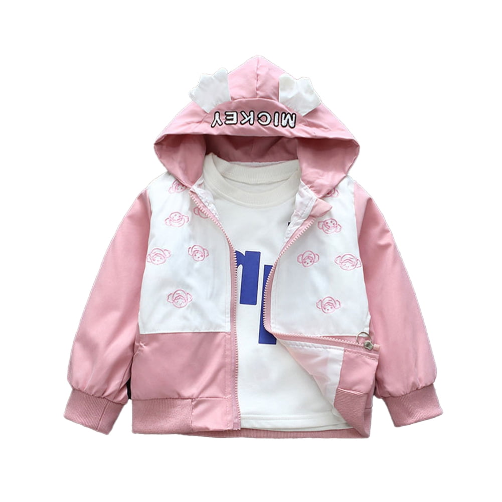 Beautyzll Toddler Kids Girls Hoodies Coat Jacket for 1-7Y Baby Long ...