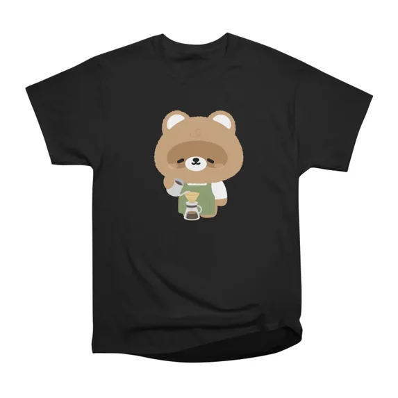 Beaver Barista T-Shirt Tee Gift For Him Merch For Her Apparel For ...