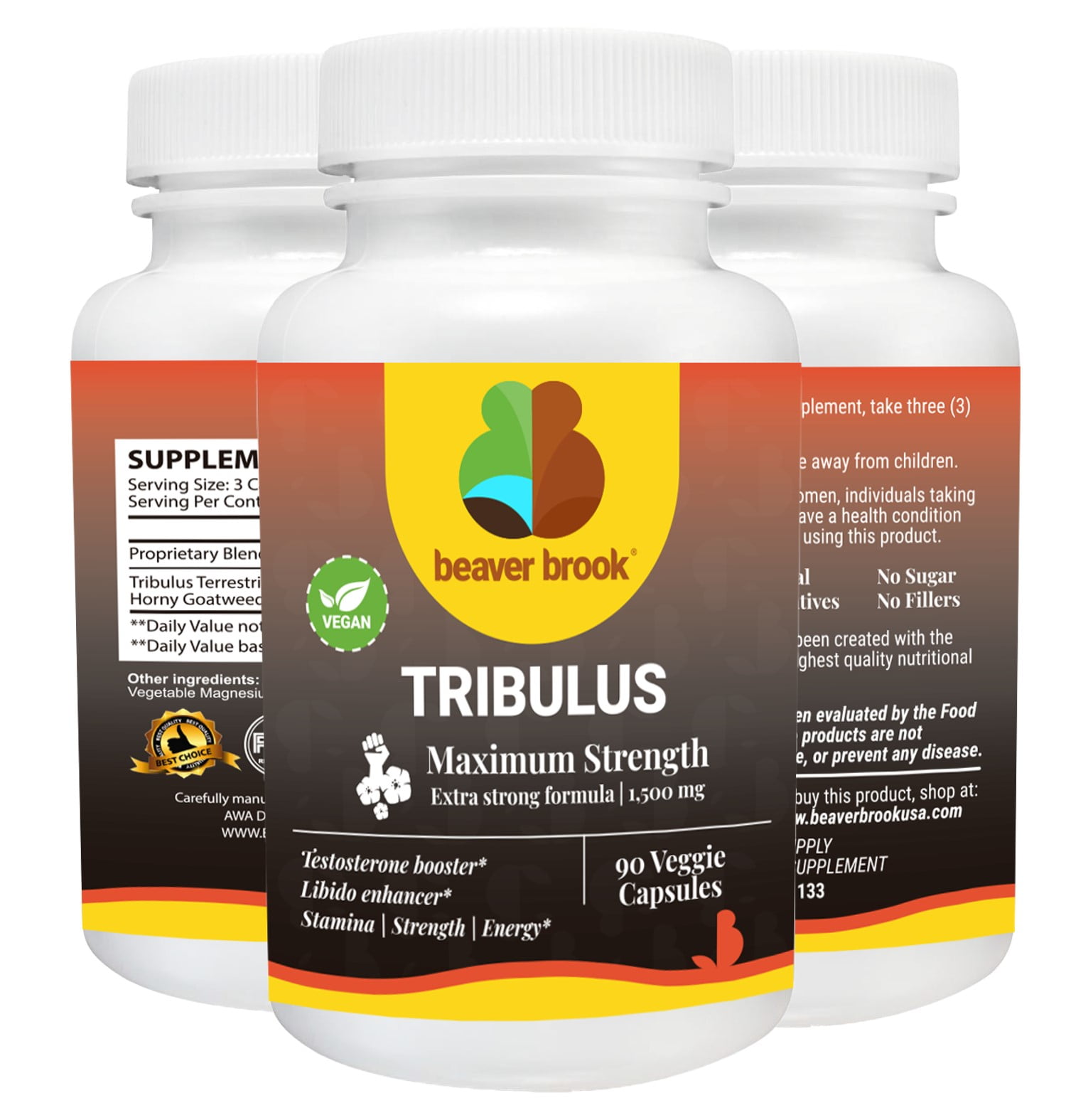 Beaver Brook High Potency Testosterone Tribulus Terrestris and Tongka ...