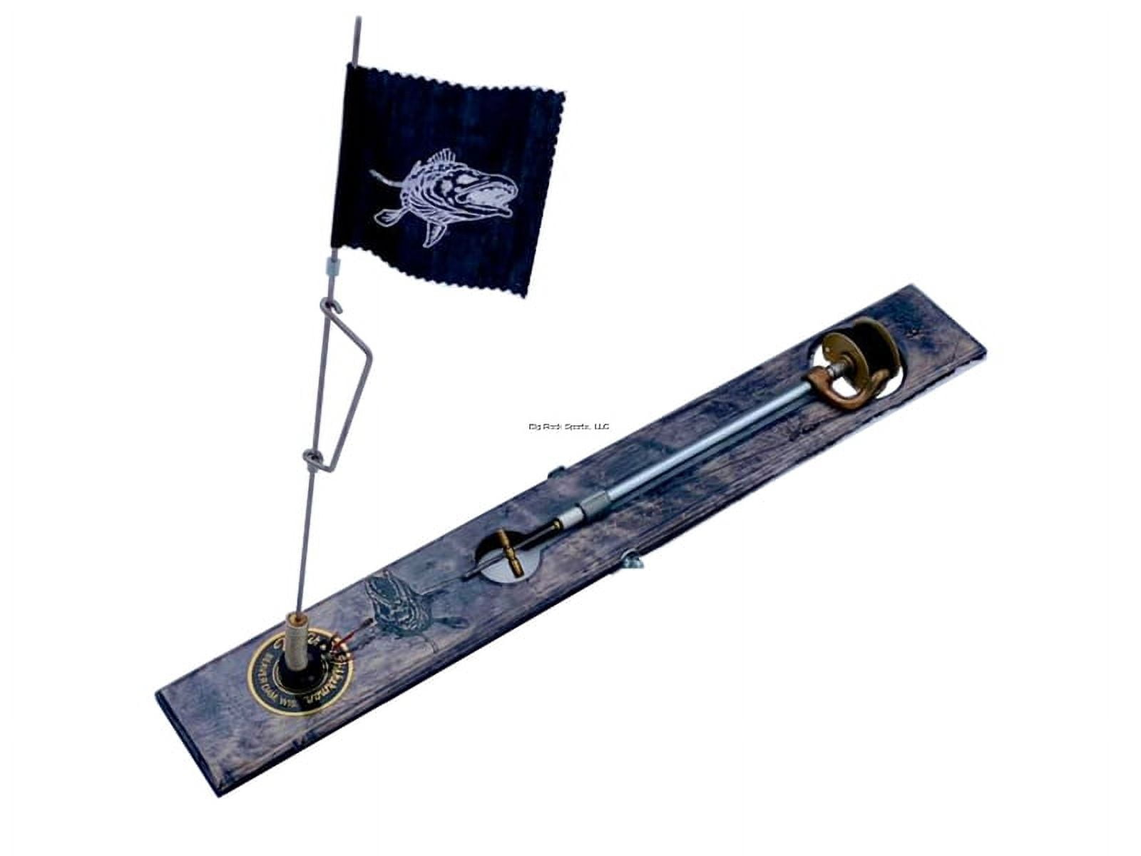 Beaver Dam 23"x3" Original Ice Fishing Rail Tip-Up - Walmart.com