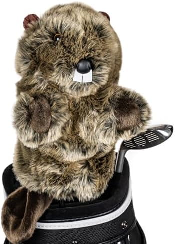 Beaver Driver Headcover | Premium Driver Headcovers | Funny Golf Club ...