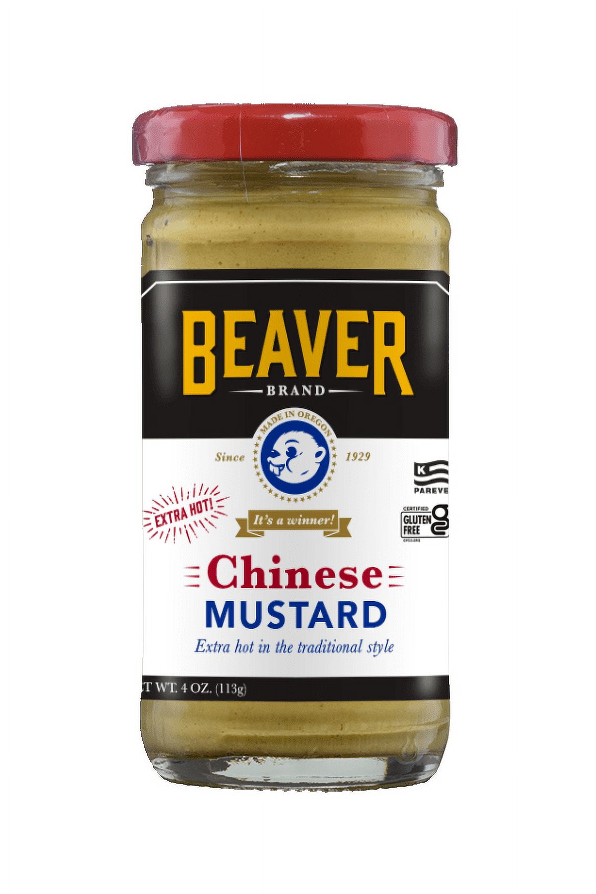 Beaver Extra Hot Chinese Mustard, 4 oz - Walmart.com